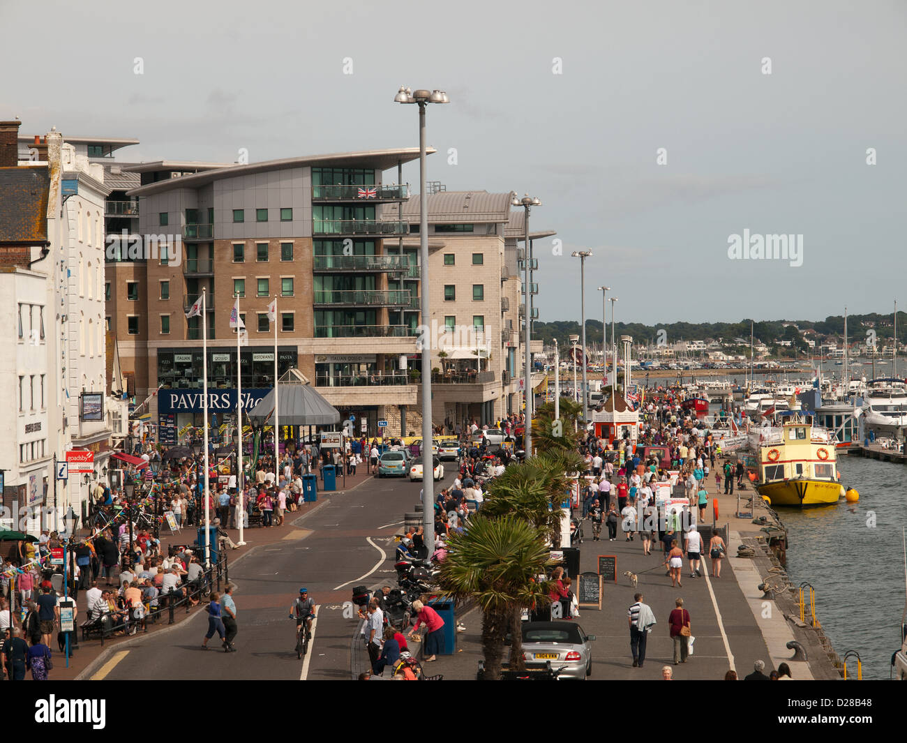 Poole harbour front Dorset England UK Stock Photo - Alamy