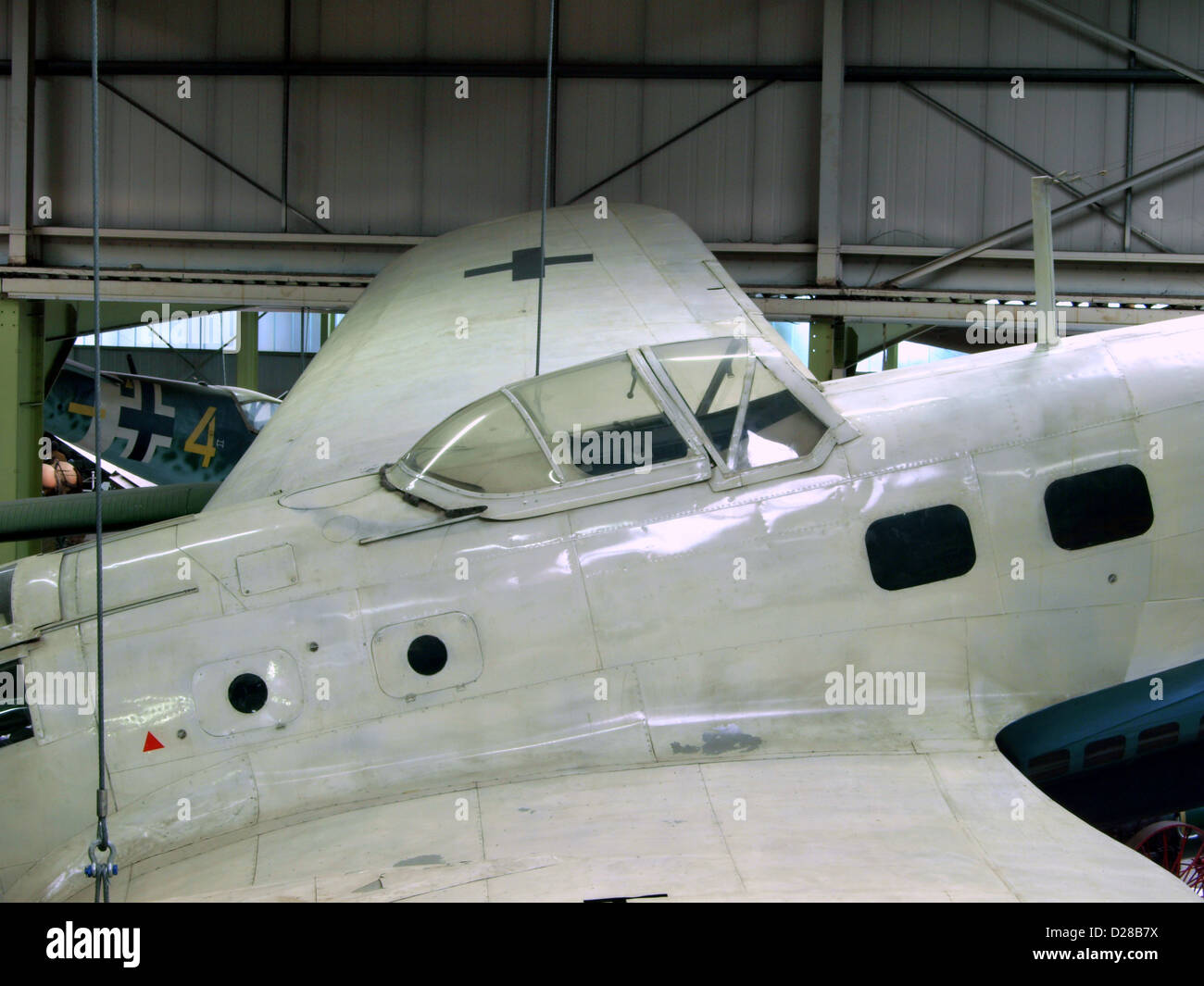 The Heinkel He.111E, displayed at the Auto & Technik Museum in Sinsheim ...