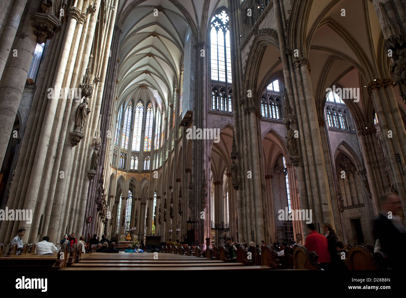 Interior of cologne cathedral hi-res stock photography and images - Alamy