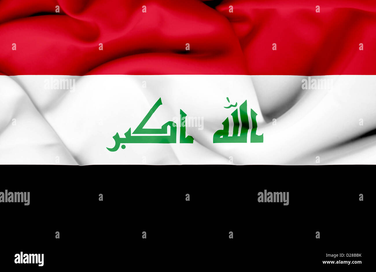 Iraq waving flag Stock Photo - Alamy
