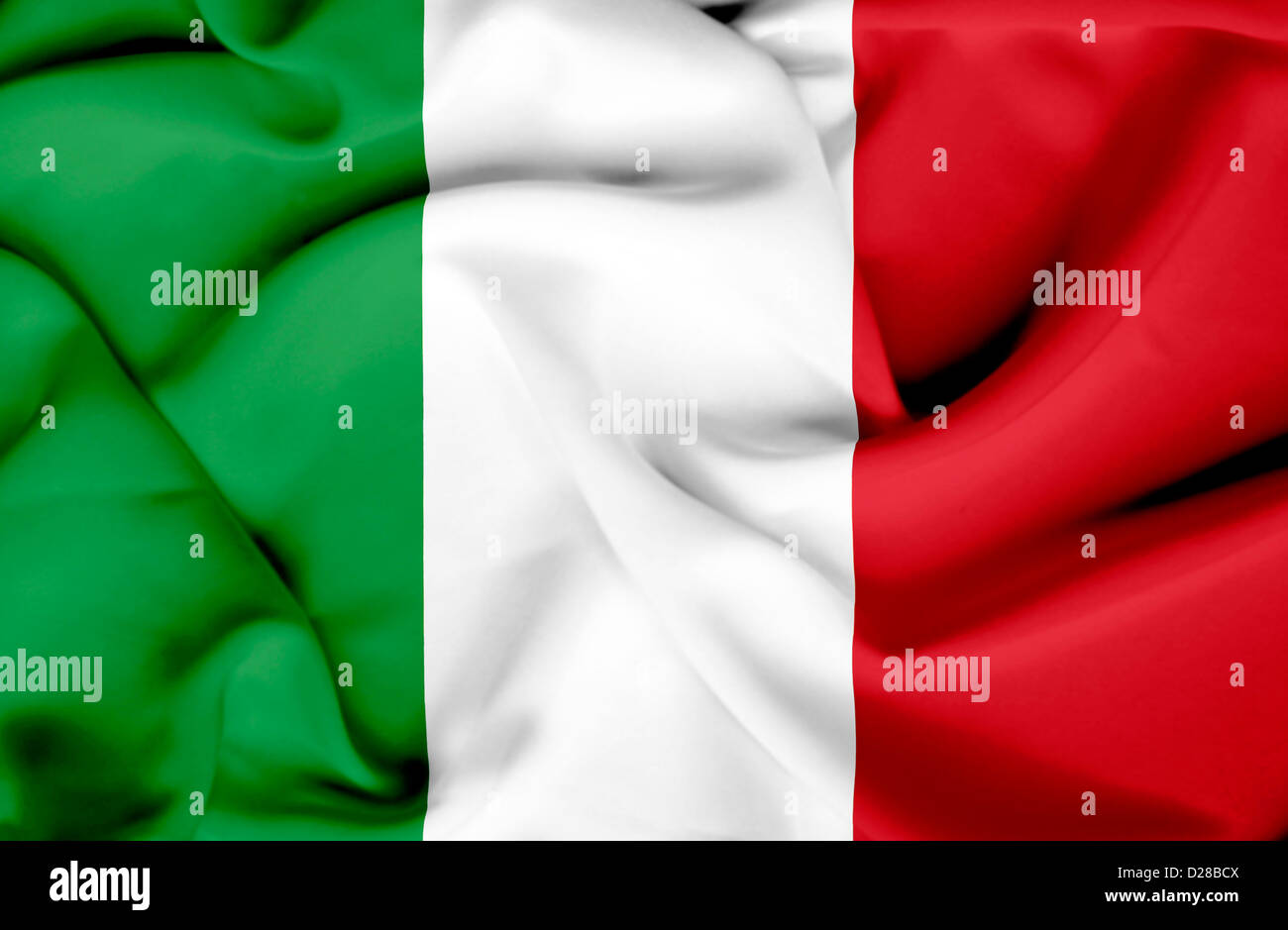 Italy waving flag Stock Photo - Alamy
