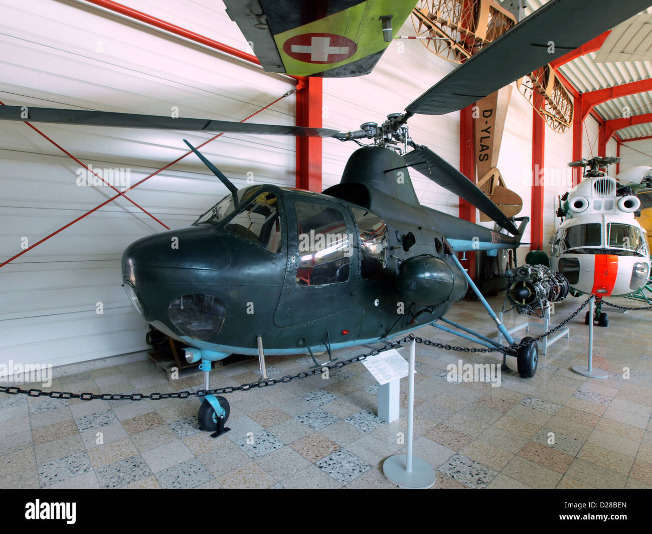 The WSK PZL-Swidnik SM-1, a variant of the Mil Mi-1 helicopter, is a ...