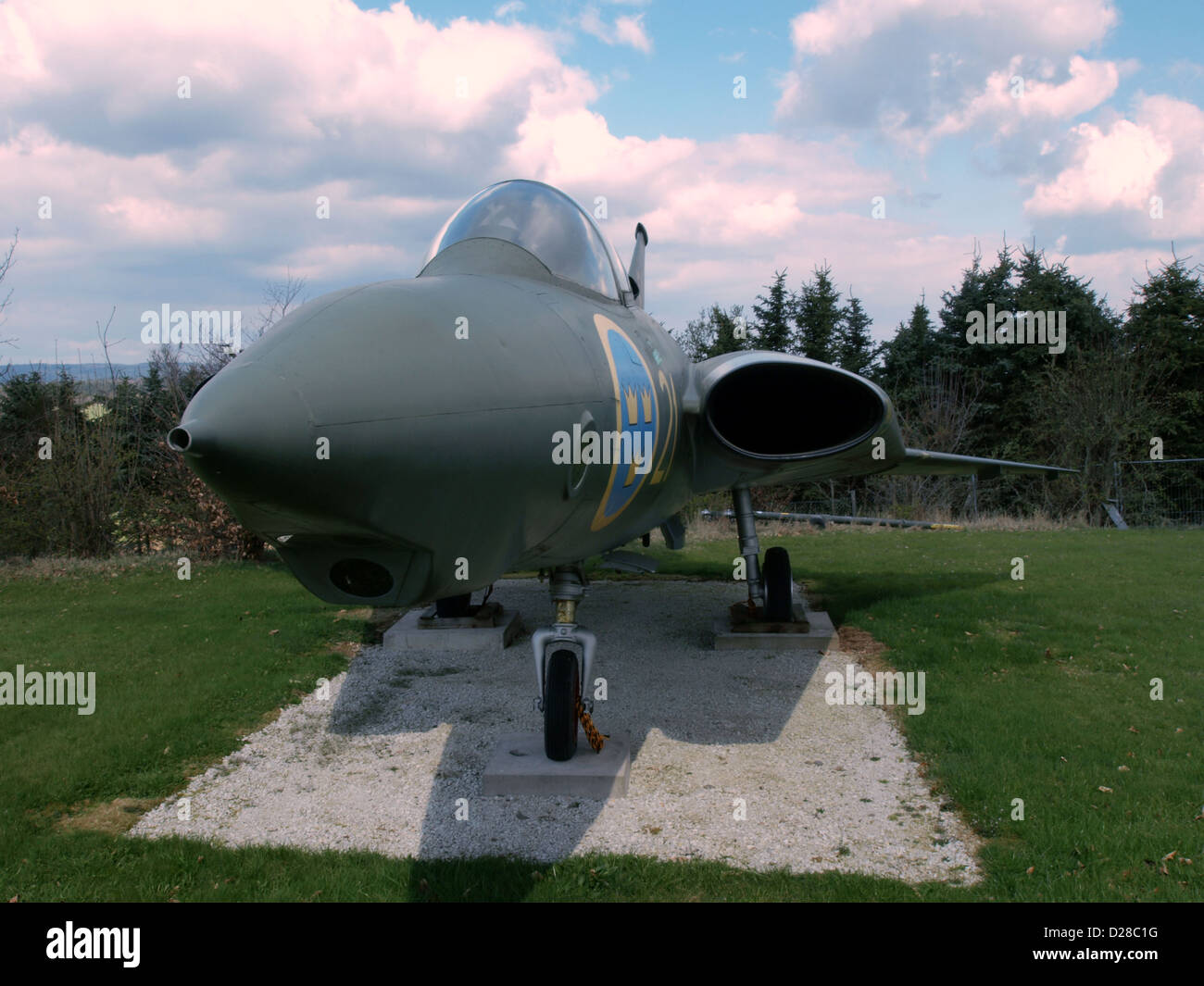 Saab 21 jet fighter plane hi-res stock photography and images - Alamy