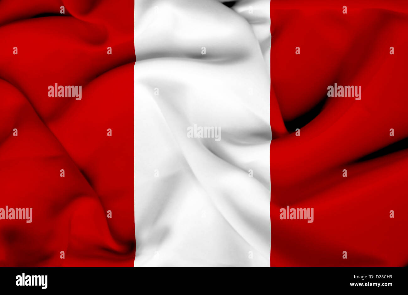Peru waving flag Stock Photo - Alamy