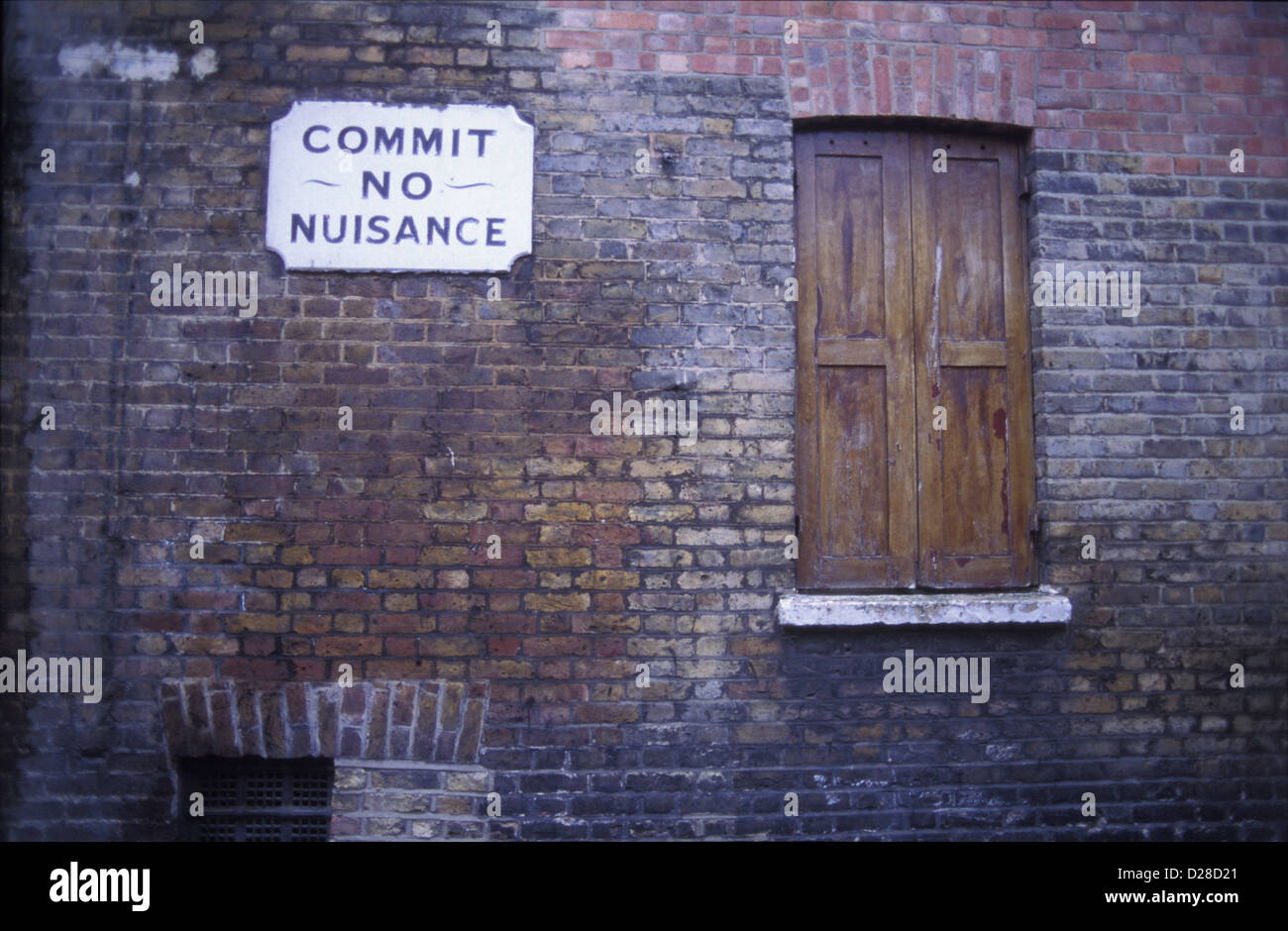Victorian public sign in Borough, south London Stock Photo - Alamy