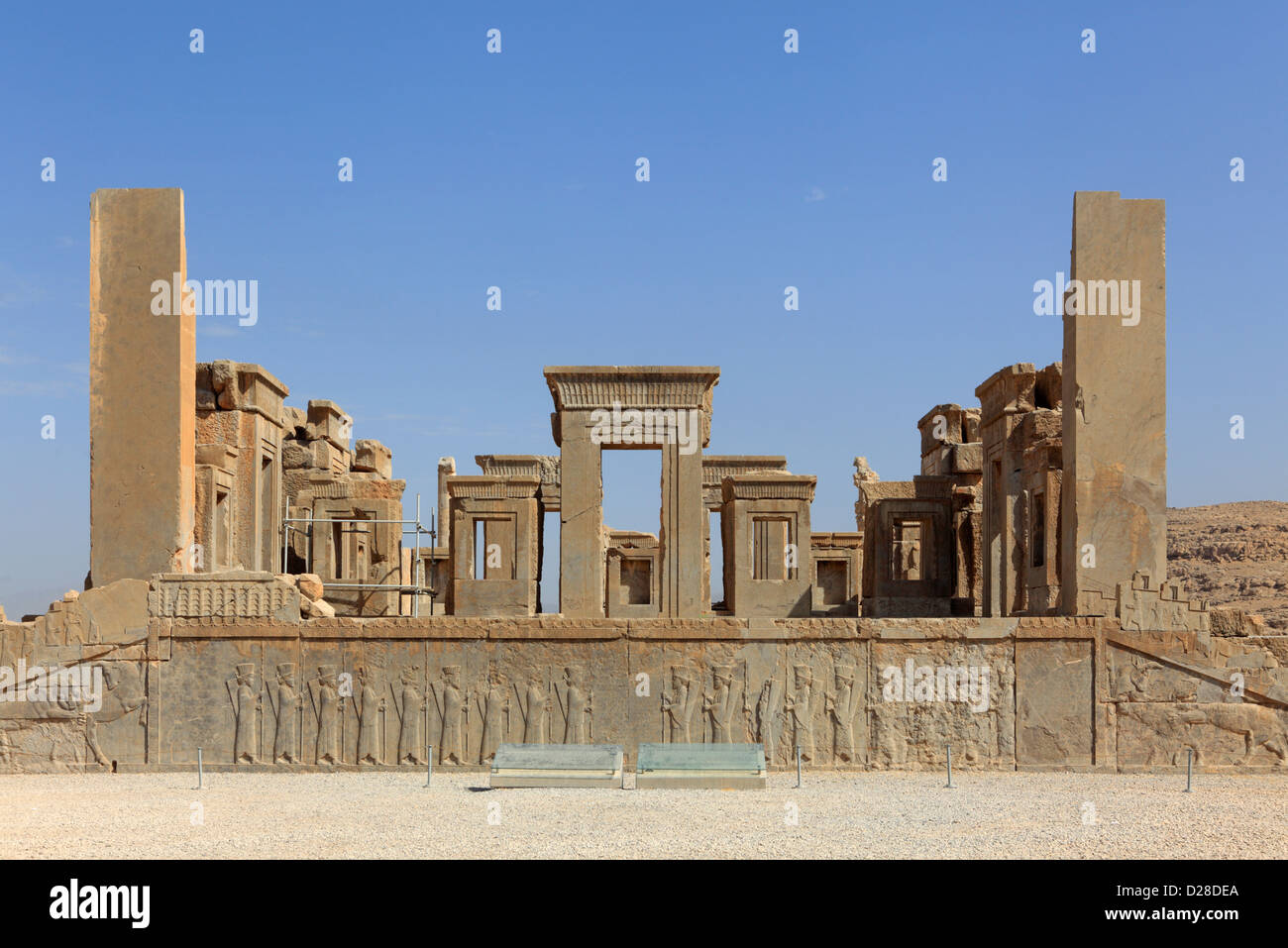 Palace of Darius or Tachara Palace, Persepolis, Iran Stock Photo - Alamy