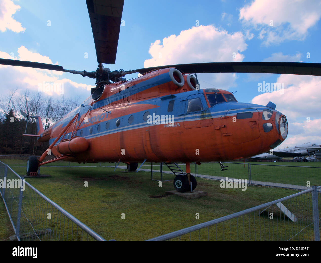 The Mil Mi-6A Hook, displayed at the Auto & Technik Museum in Sinsheim ...