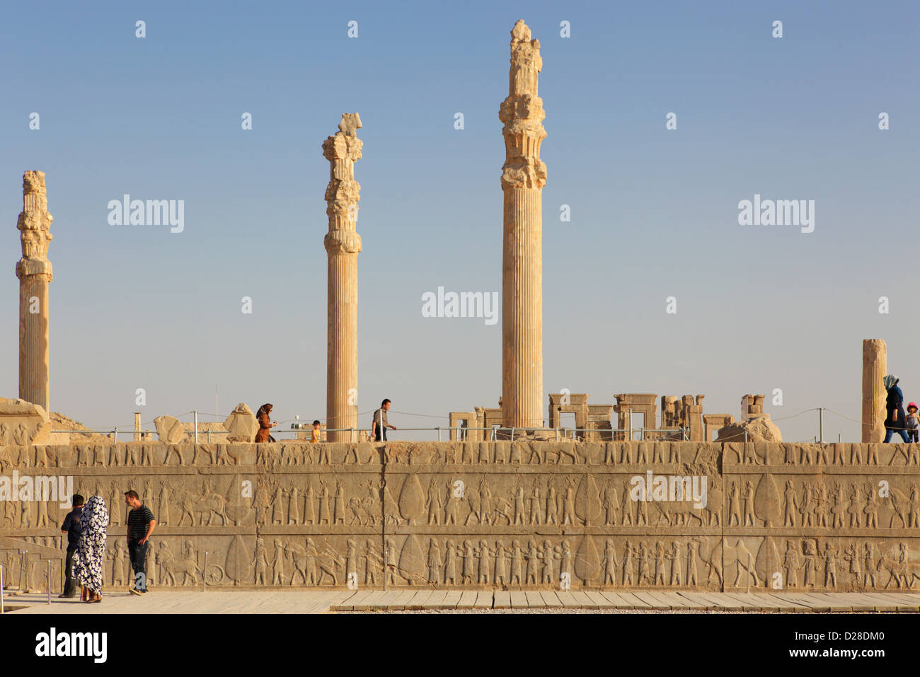 Remains of the Great Palace of Xerxes, Persepolis, Iran Stock Photo - Alamy
