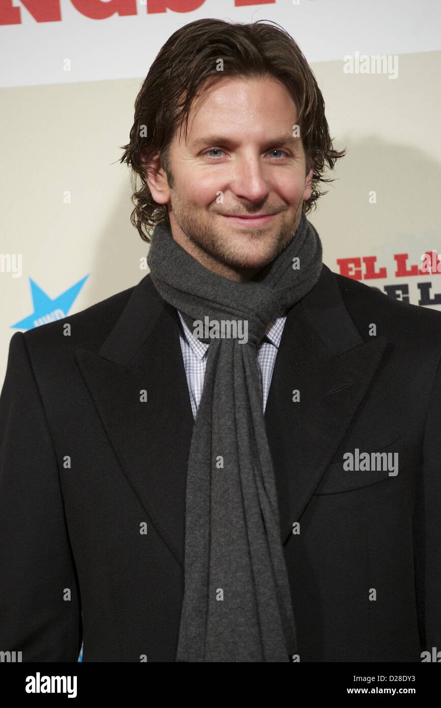 Jan. 16, 2013 - Madrid, Spain - US Actor Bradley Cooper attends the ...