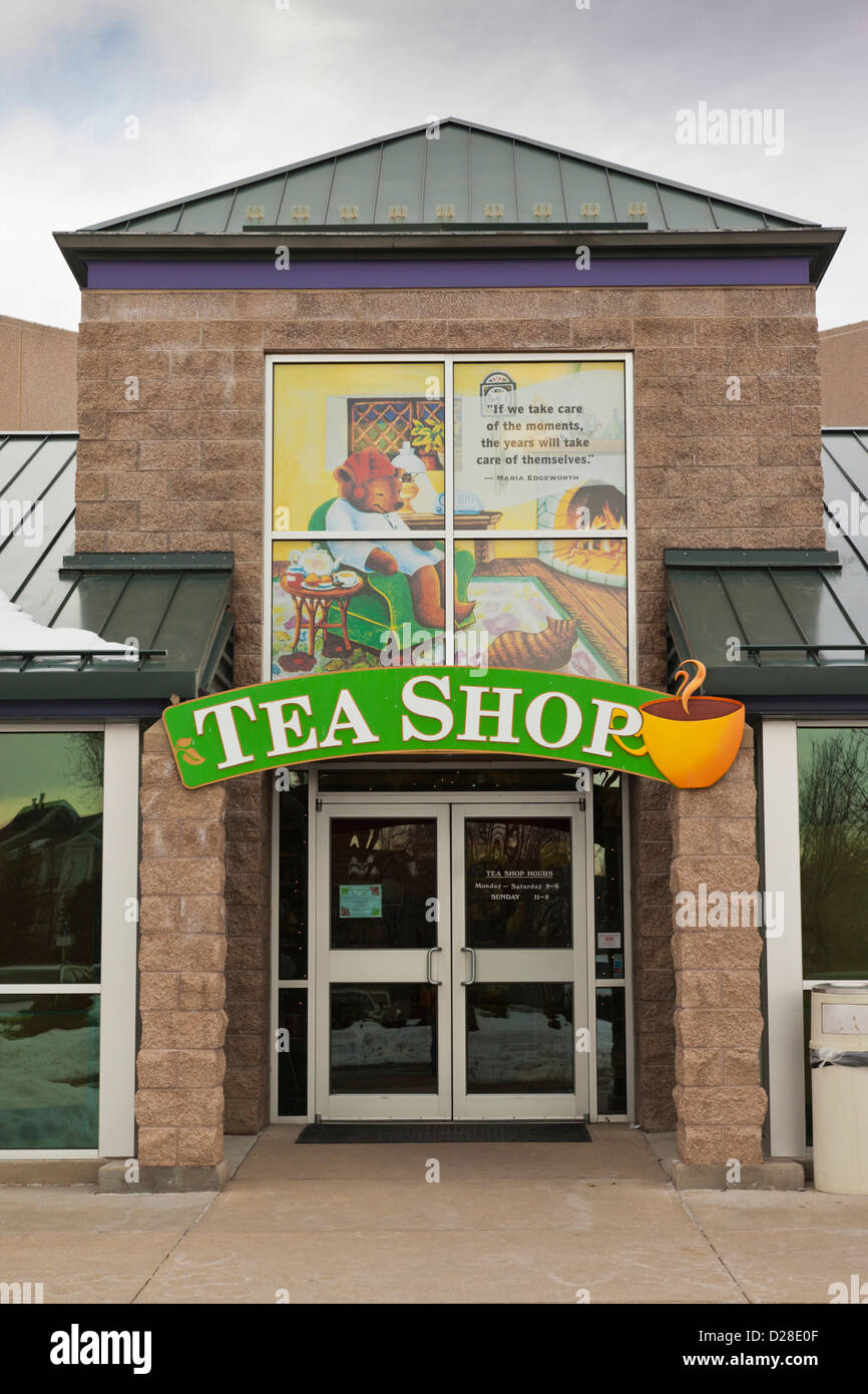 USA, Colorado, Boulder, Celestial Seasonings Tea Factory, exterior ...