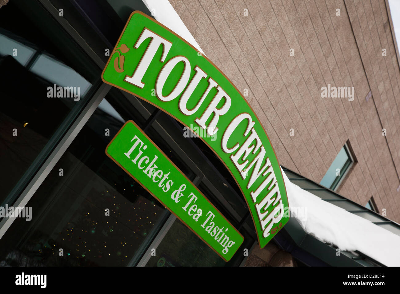USA, Colorado, Boulder, Celestial Seasonings Tea Factory, exterior ...