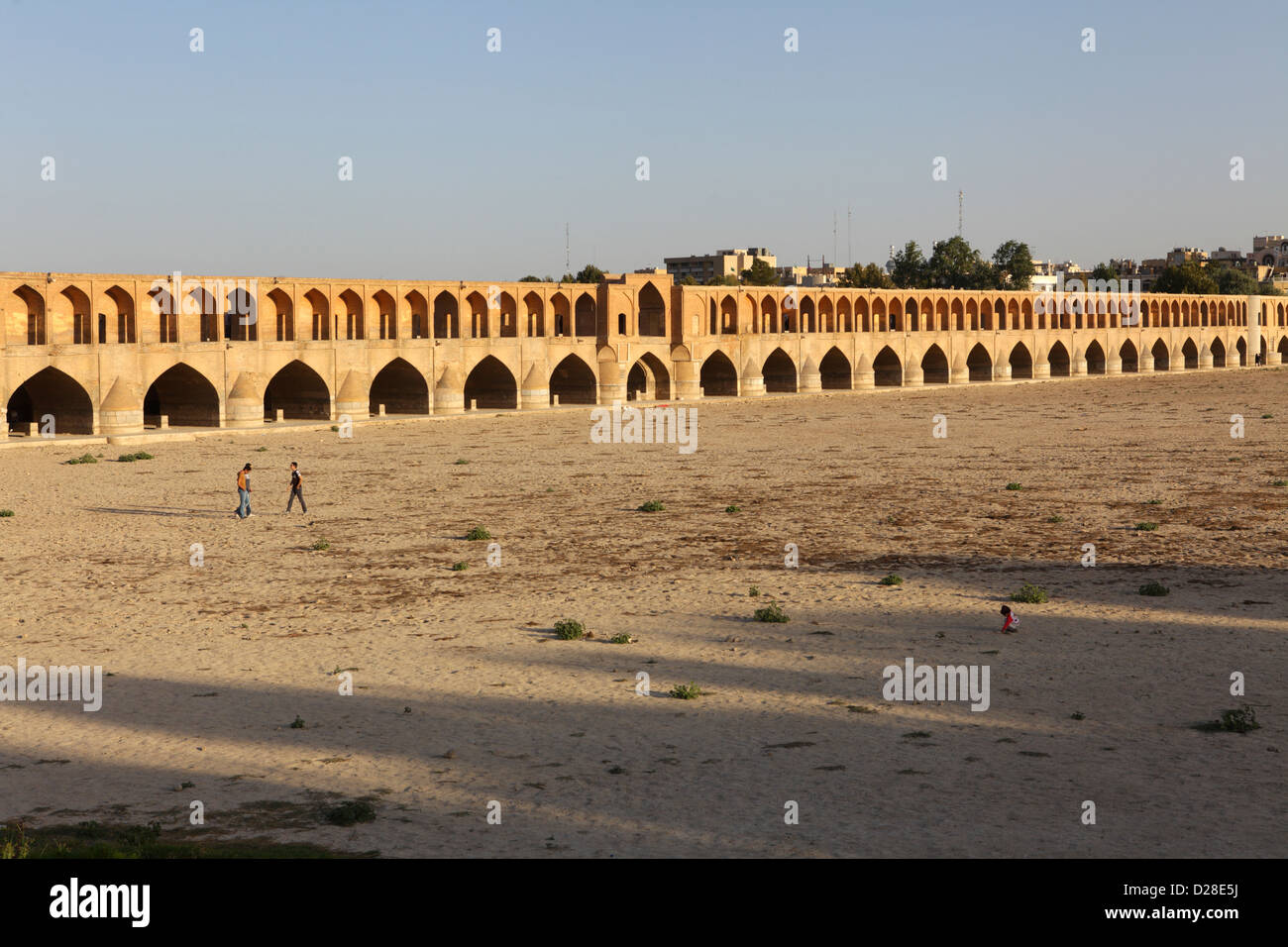 Si-o-Seh Pol, also called the Bridge of 33 Arches, Esfahan, Iran Stock ...