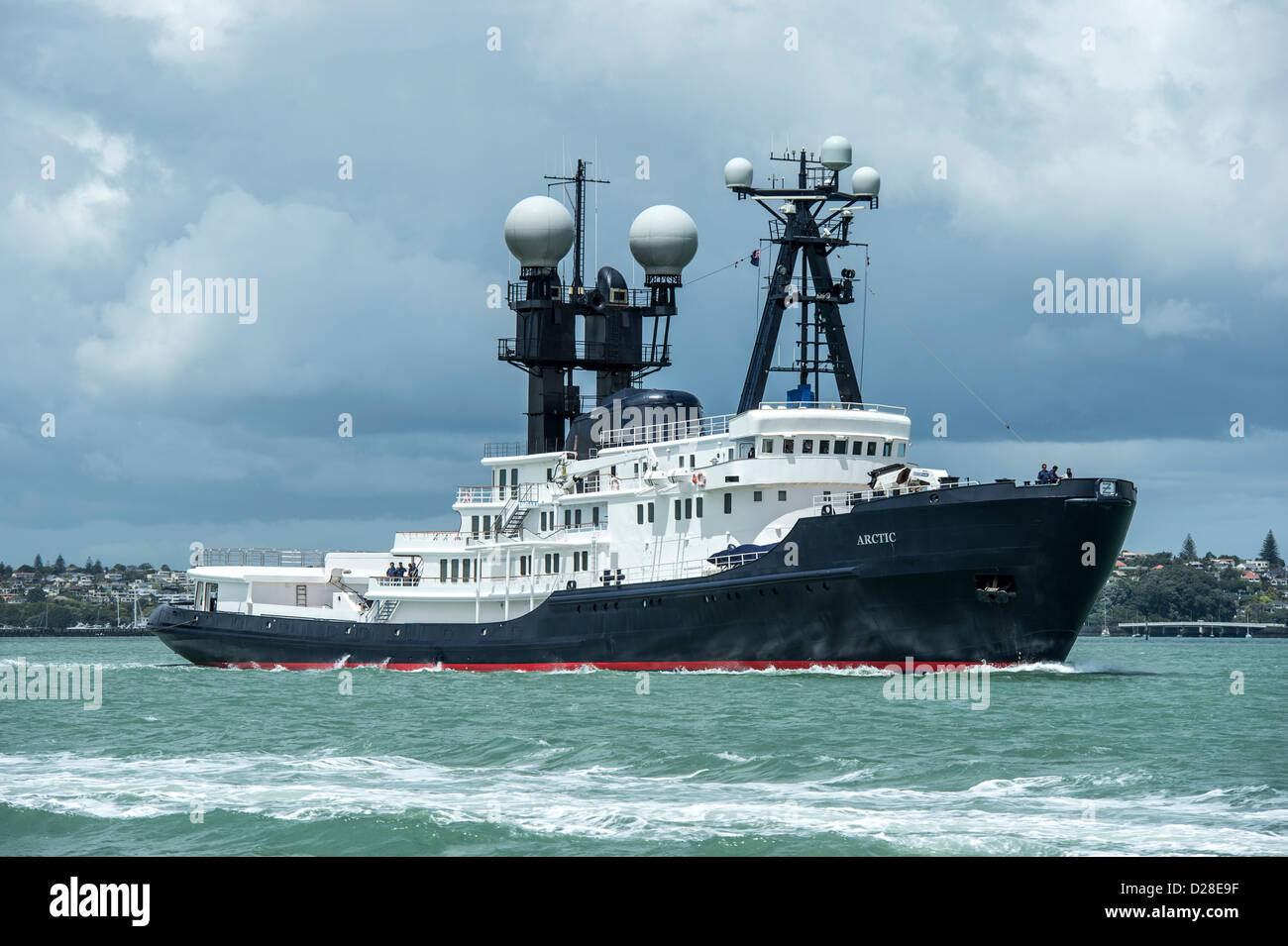88 metre motor yacht Arctic P Stock Photo - Alamy