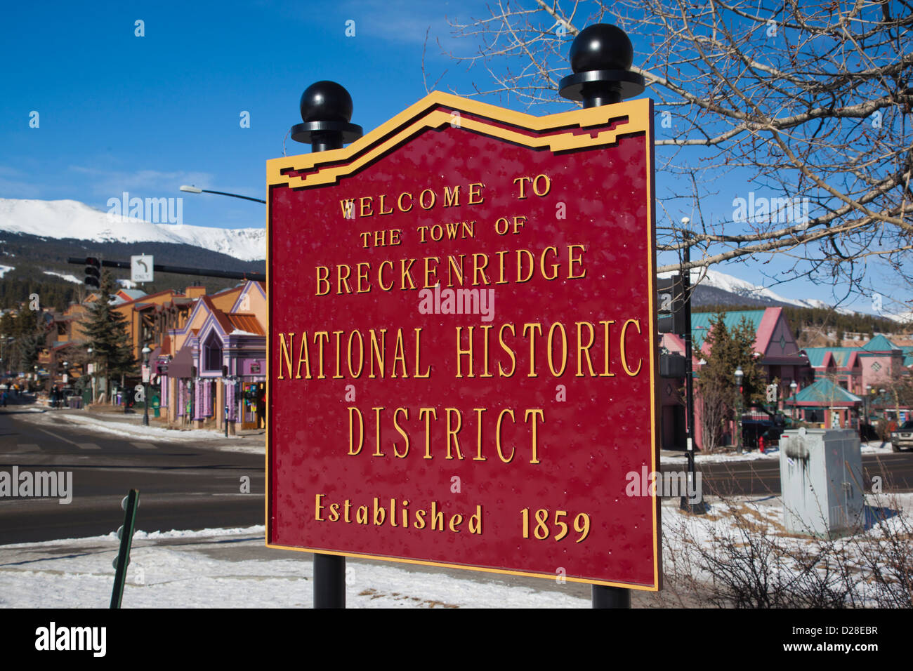 Historic district sign hi-res stock photography and images - Alamy