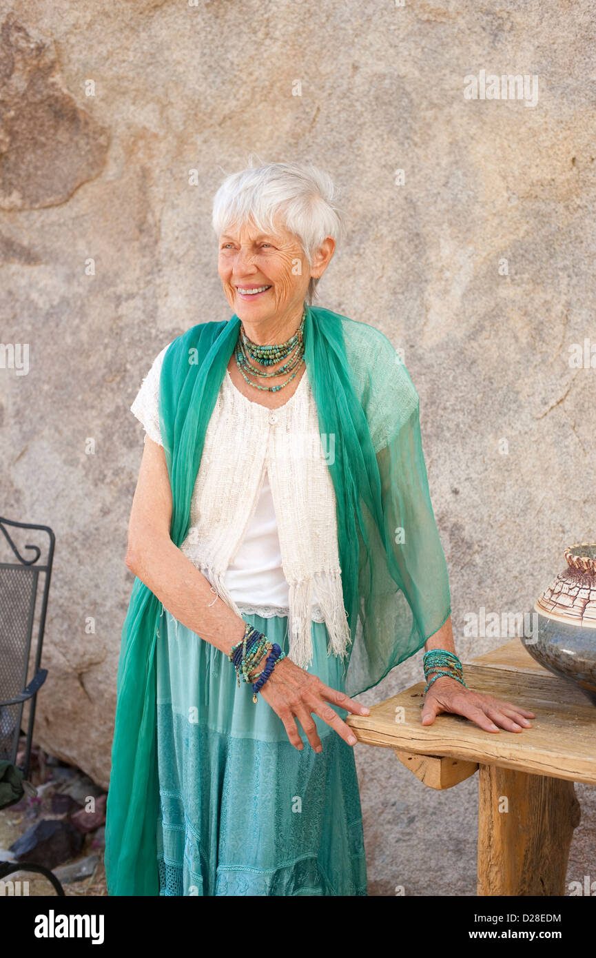 Senior hippie hi-res stock photography and images - Alamy
