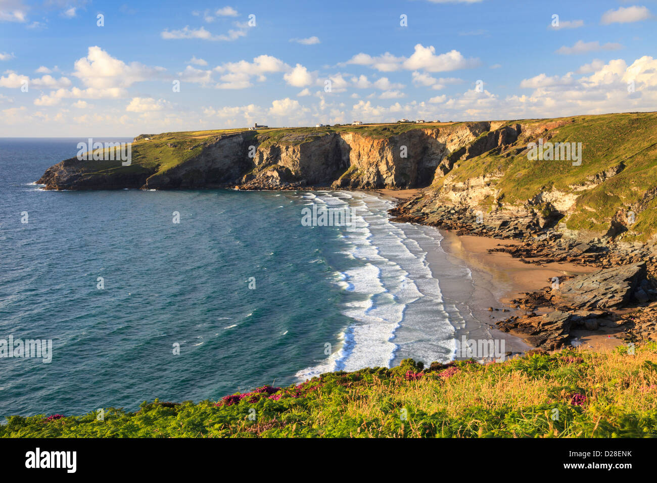 Trebarwith Strand near Tintagel in Cornwall Stock Photo - Alamy