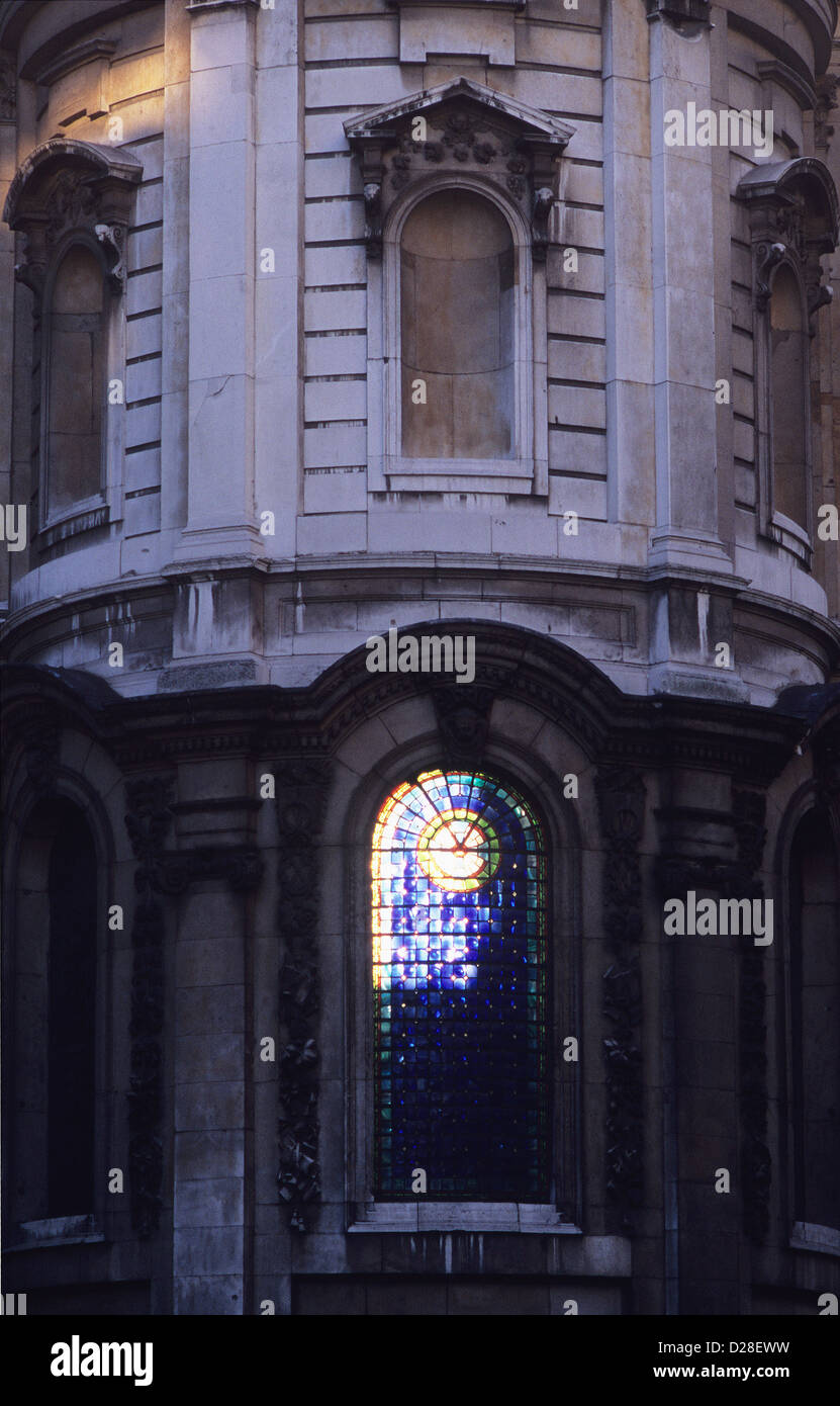 The East window of St Mary le Strand church, Strand, London Stock Photo ...