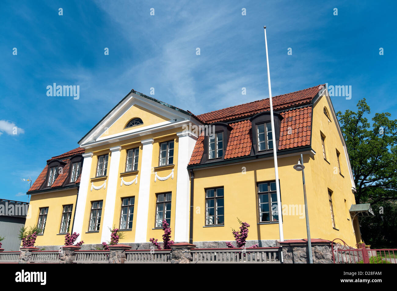 The Bishops House in Old Porvoo, Finland Stock Photo - Alamy