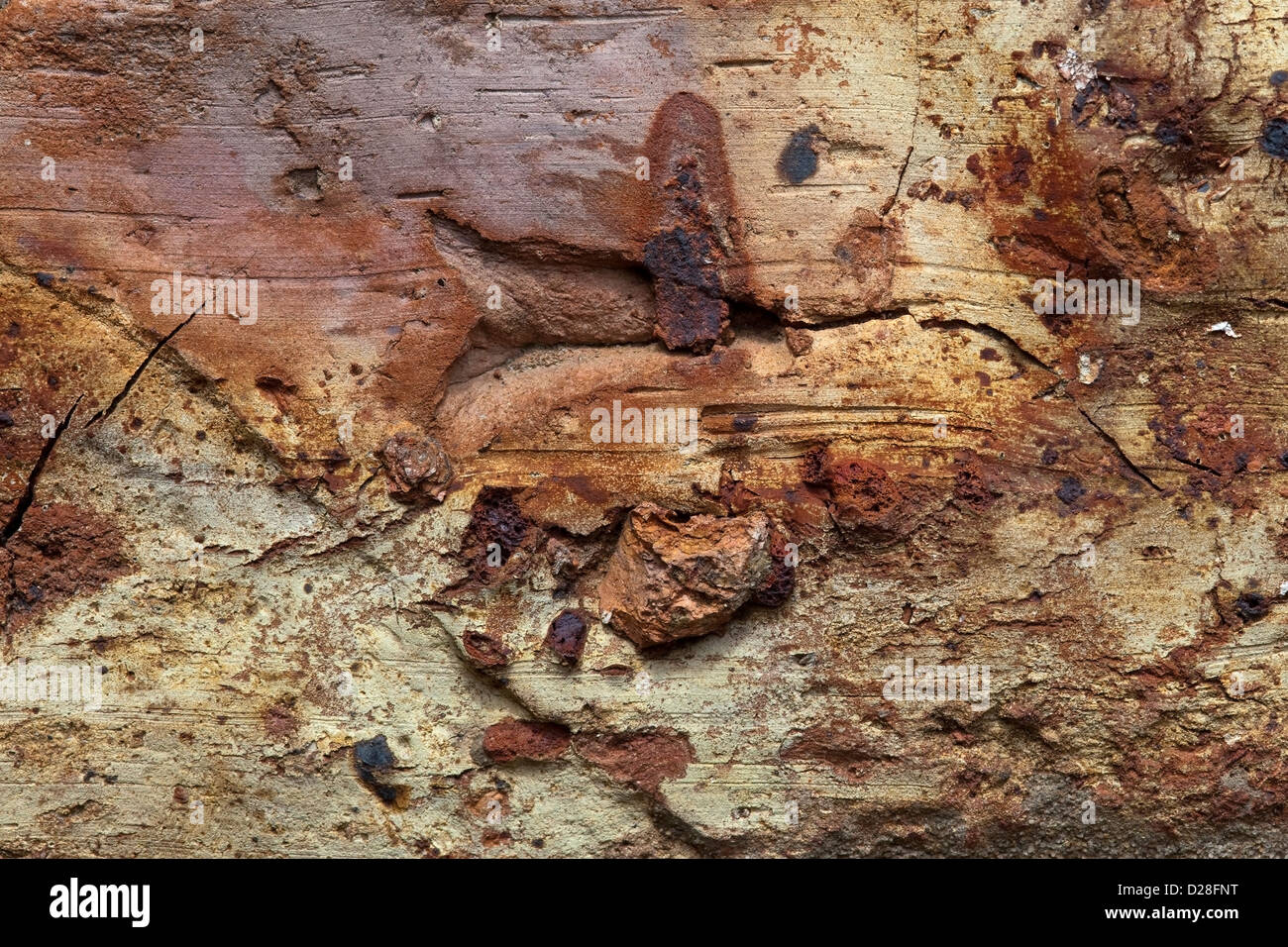 Colorful background texture of old hand made brick Stock Photo - Alamy