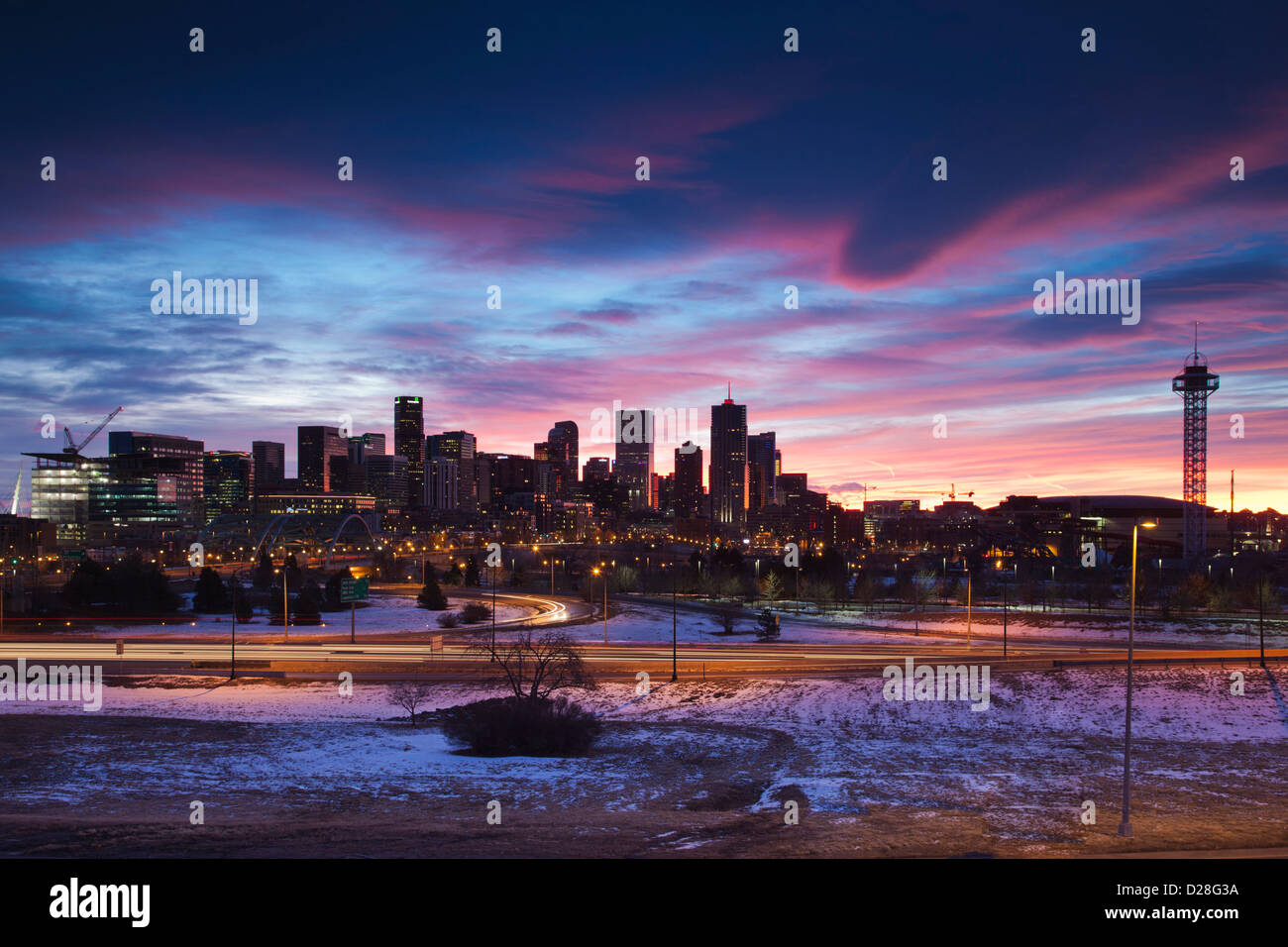 Denver skyline west hi-res stock photography and images - Alamy