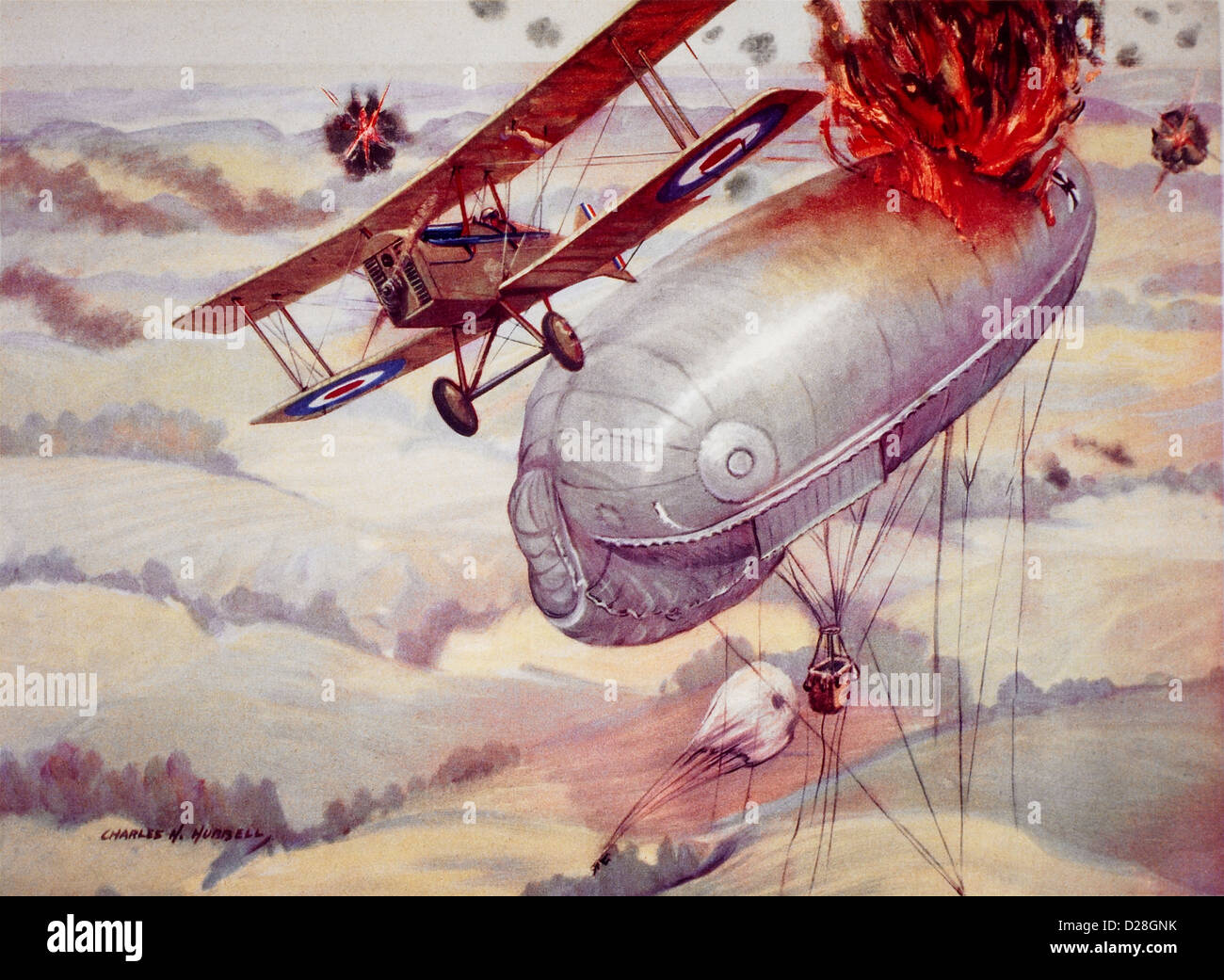 Observation balloon wwi hi-res stock photography and images - Alamy