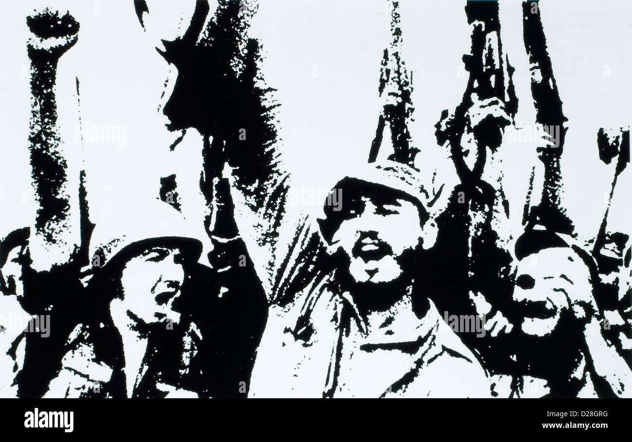 Fidel Castro with his Victorious Soldiers in Havana, Cuba, after Regime ...