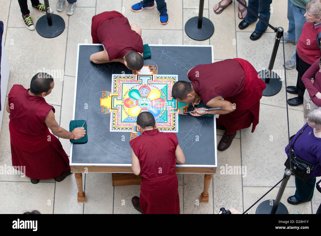 Tibetan Buddhist Monks From The Drepung Loseling Monastery High ...