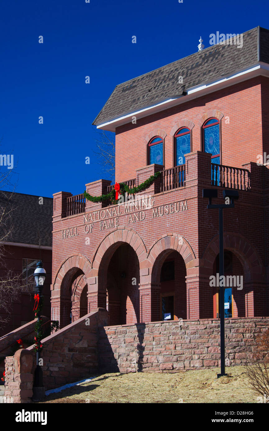 USA, Colorado, Leadville, National Mining Hall of Fame and Museum Stock ...