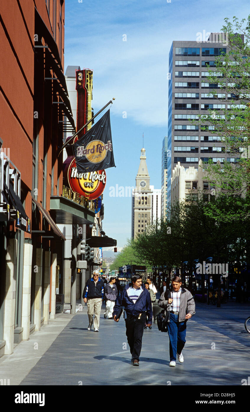 The 16th Street pedestrian mall is the focal point of Denver's ...