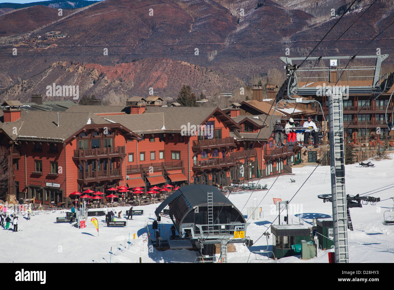 Snowmass, ski resort colorado hi-res stock photography and images - Alamy