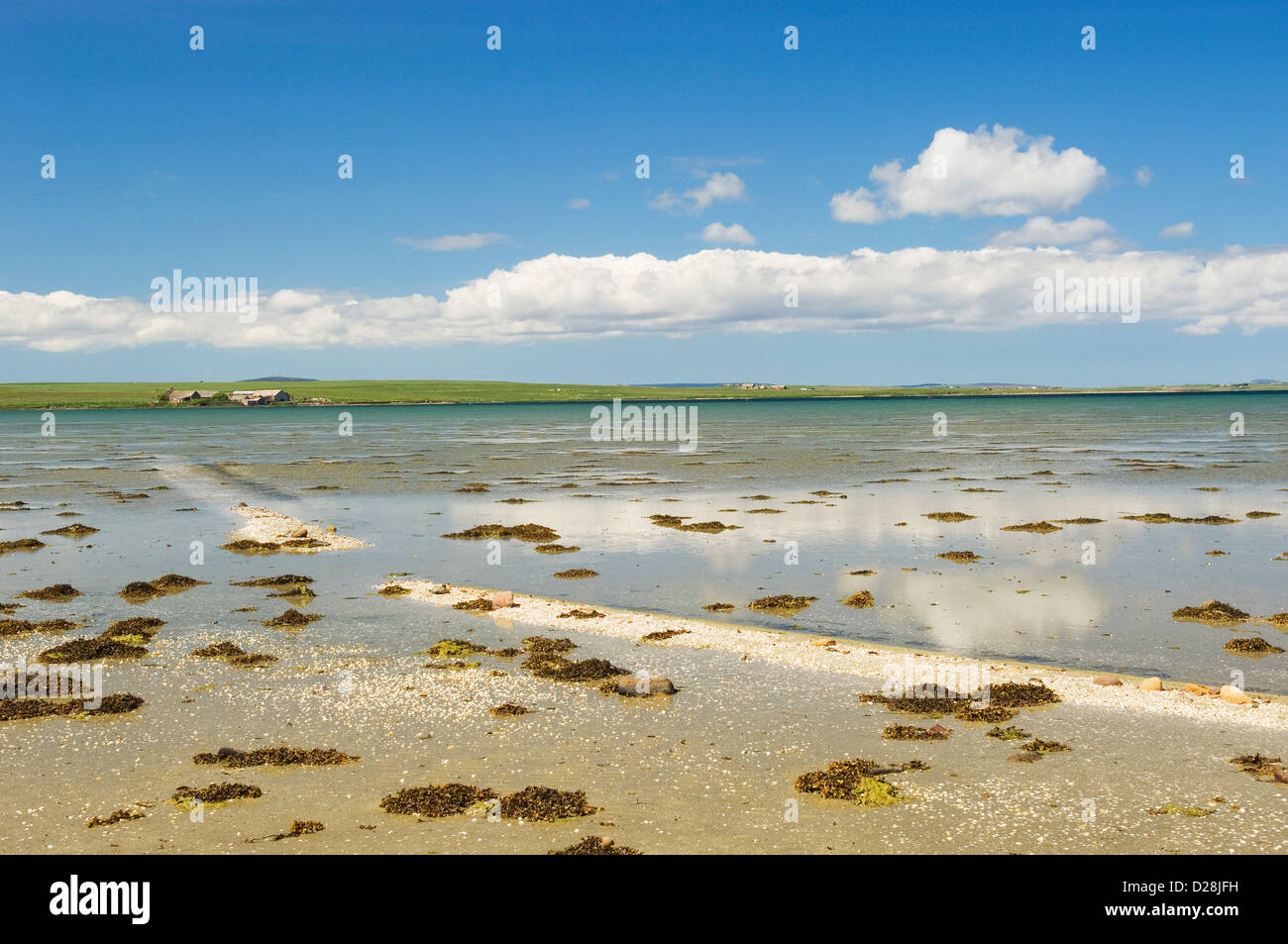 Peedie Sea on the island of Sanday - Orkney, Scotland, UK Stock Photo ...