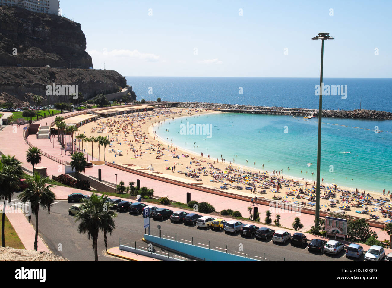beautiful beach in the canaries Stock Photo - Alamy