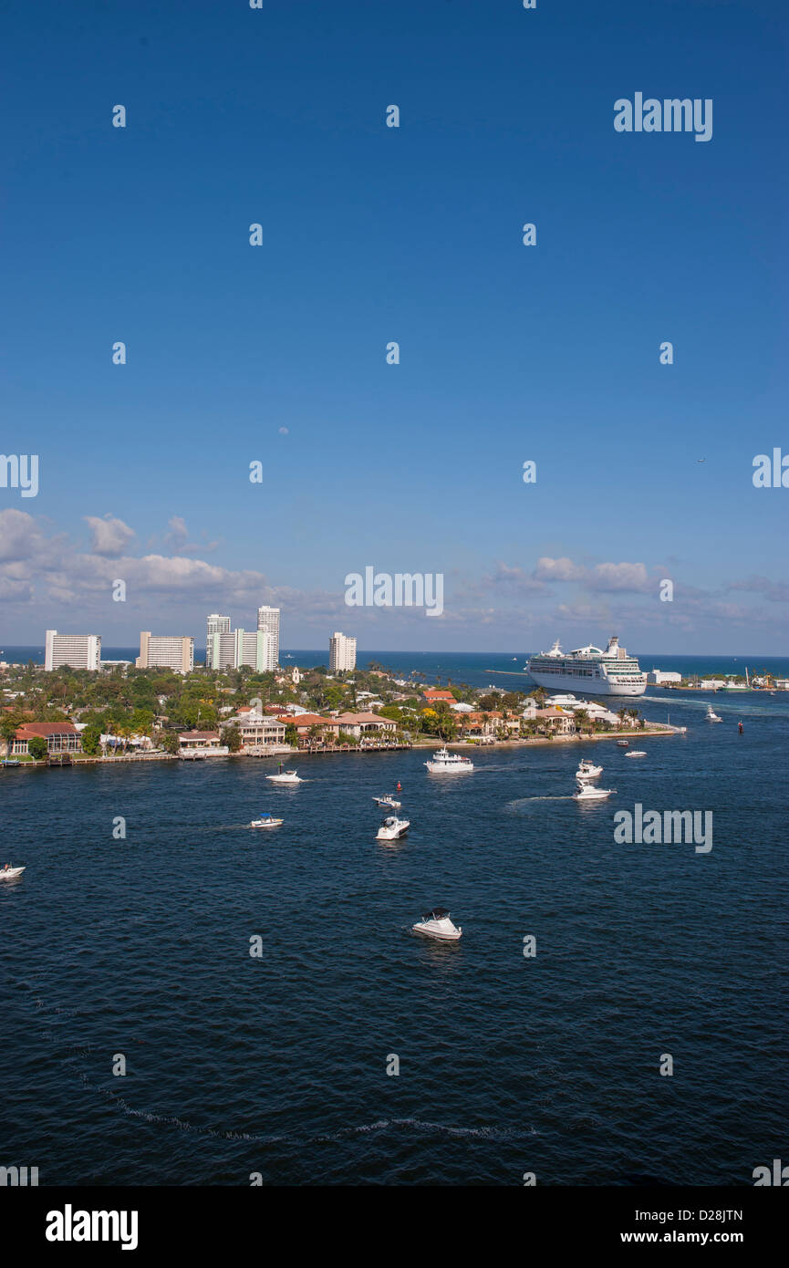 Fort Lauderdale, Port Everglades, Florida, USA, Intracoastal, Grandeur ...