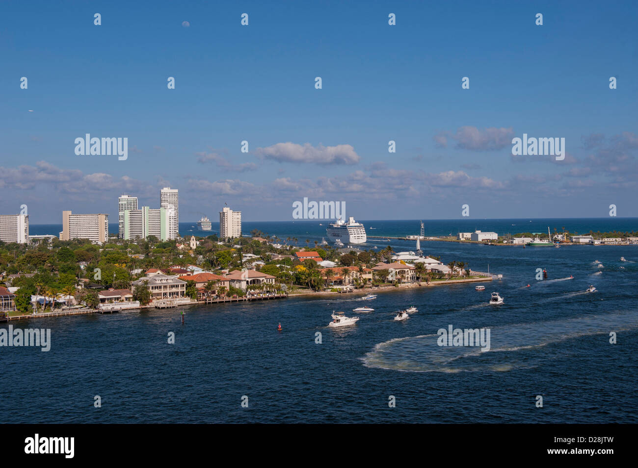 Fort Lauderdale, Port Everglades, Florida, USA, Intracoastal, Grandeur ...