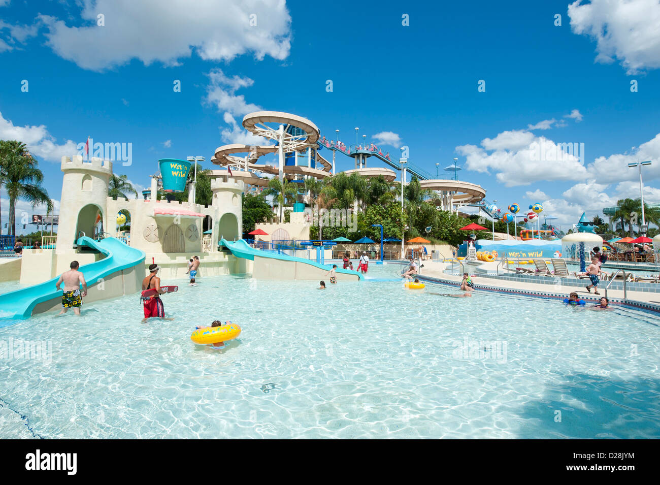 USA, Florida. Wet'n Wild water park, Orlando, Florida Stock Photo - Alamy