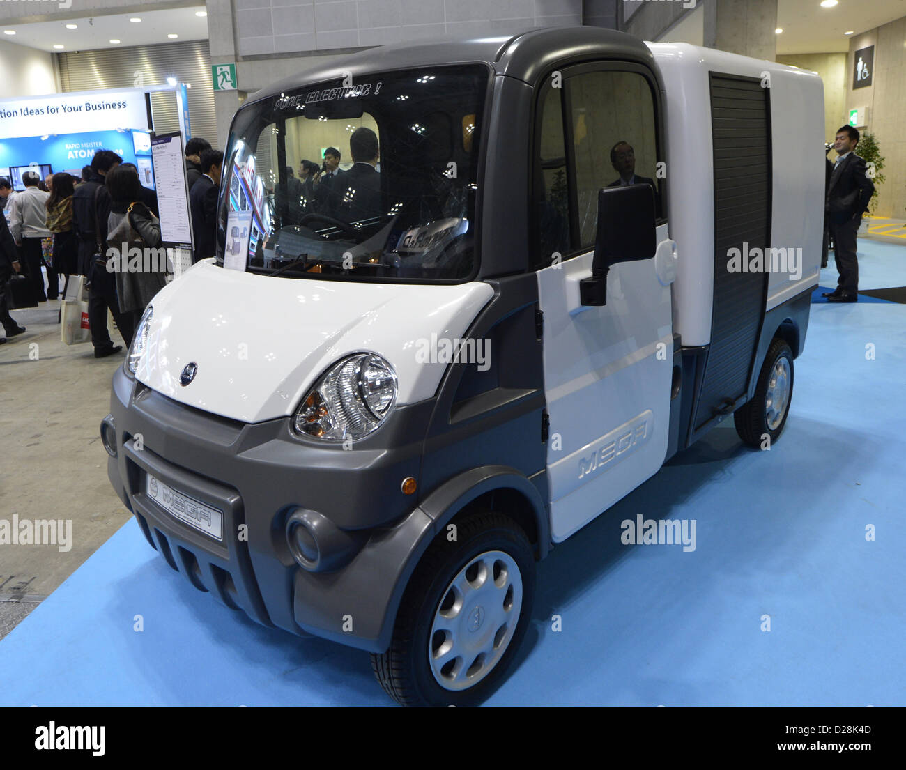 January 16, 2013, Tokyo, Japan - A multi purpose electric delivery van ...