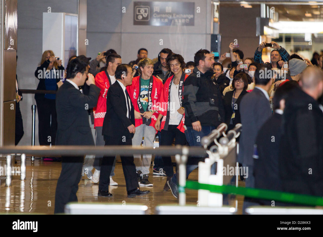 Chiba, Japan. 17th January 2013. English-Irish pop boy band One ...