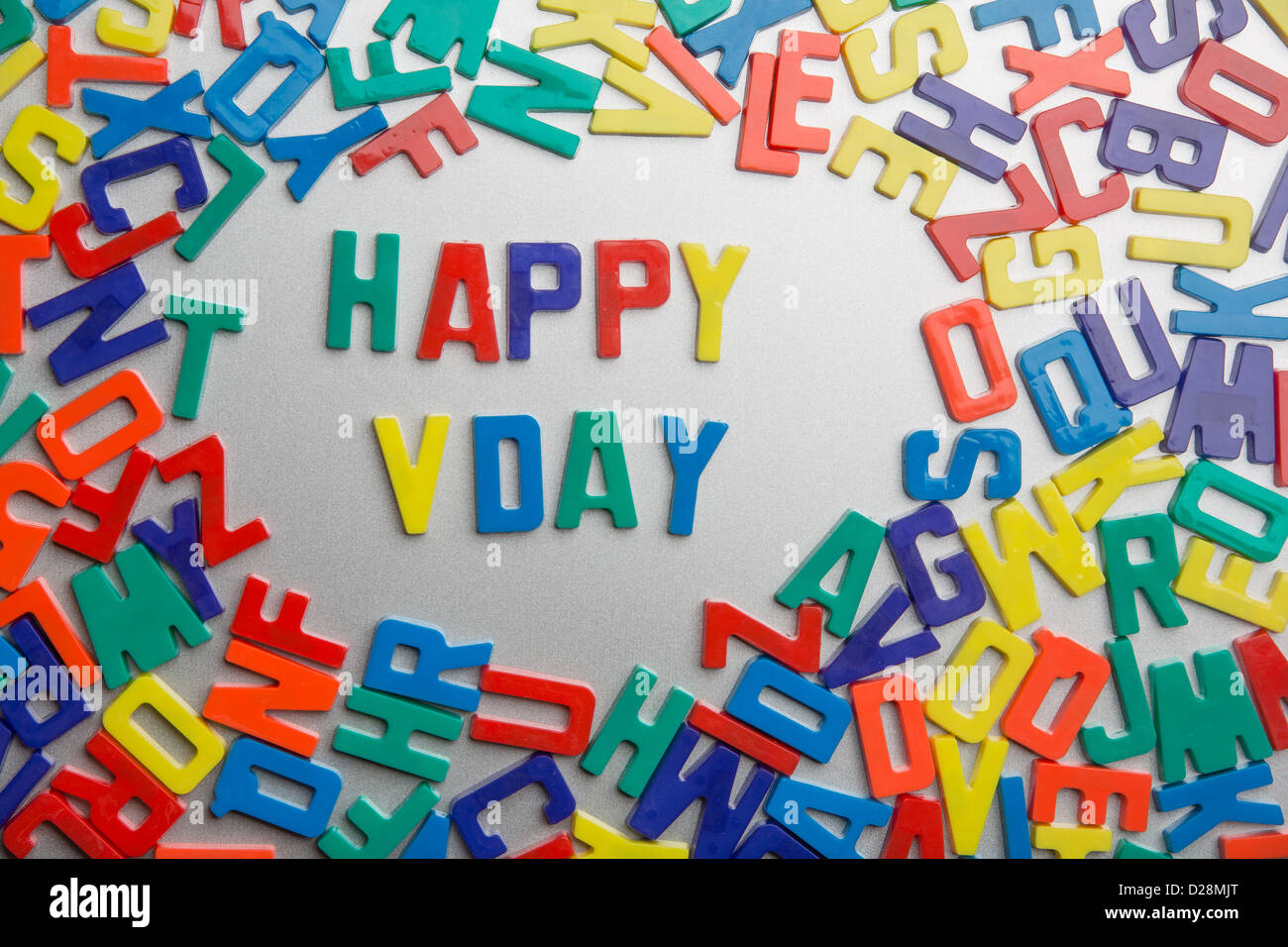 Jumble colorful magnetic alphabet letters hi-res stock photography and ...