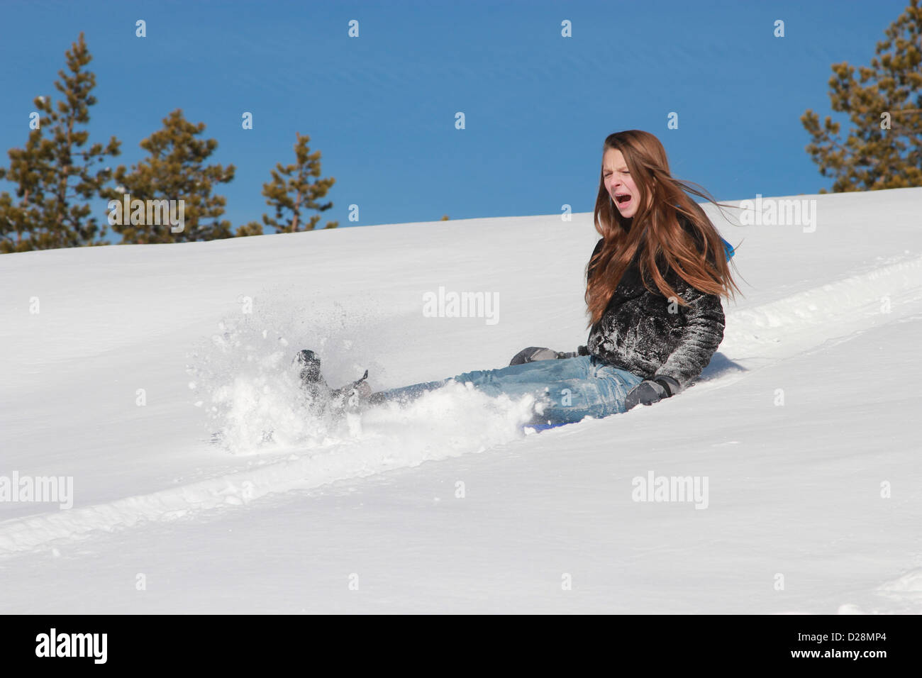 Scared teenager hi-res stock photography and images - Alamy