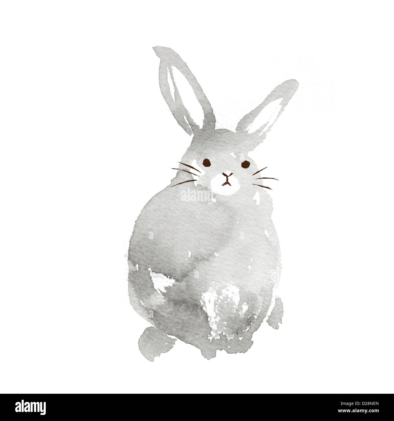 Rabbit illustration hi-res stock photography and images - Alamy