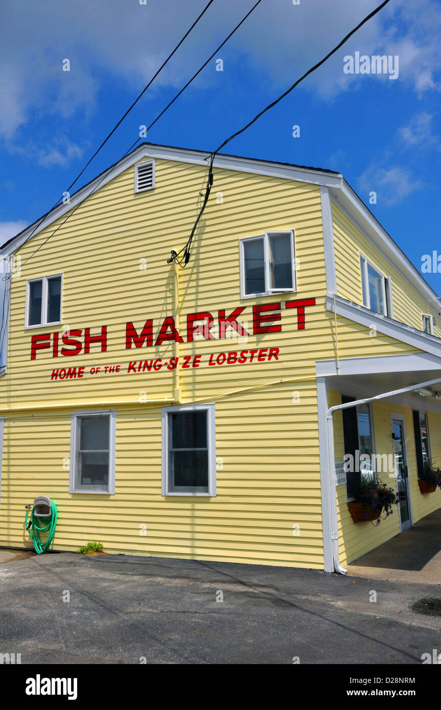 Fish Market, Cape Cod, Massachusetts, USA Stock Photo - Alamy