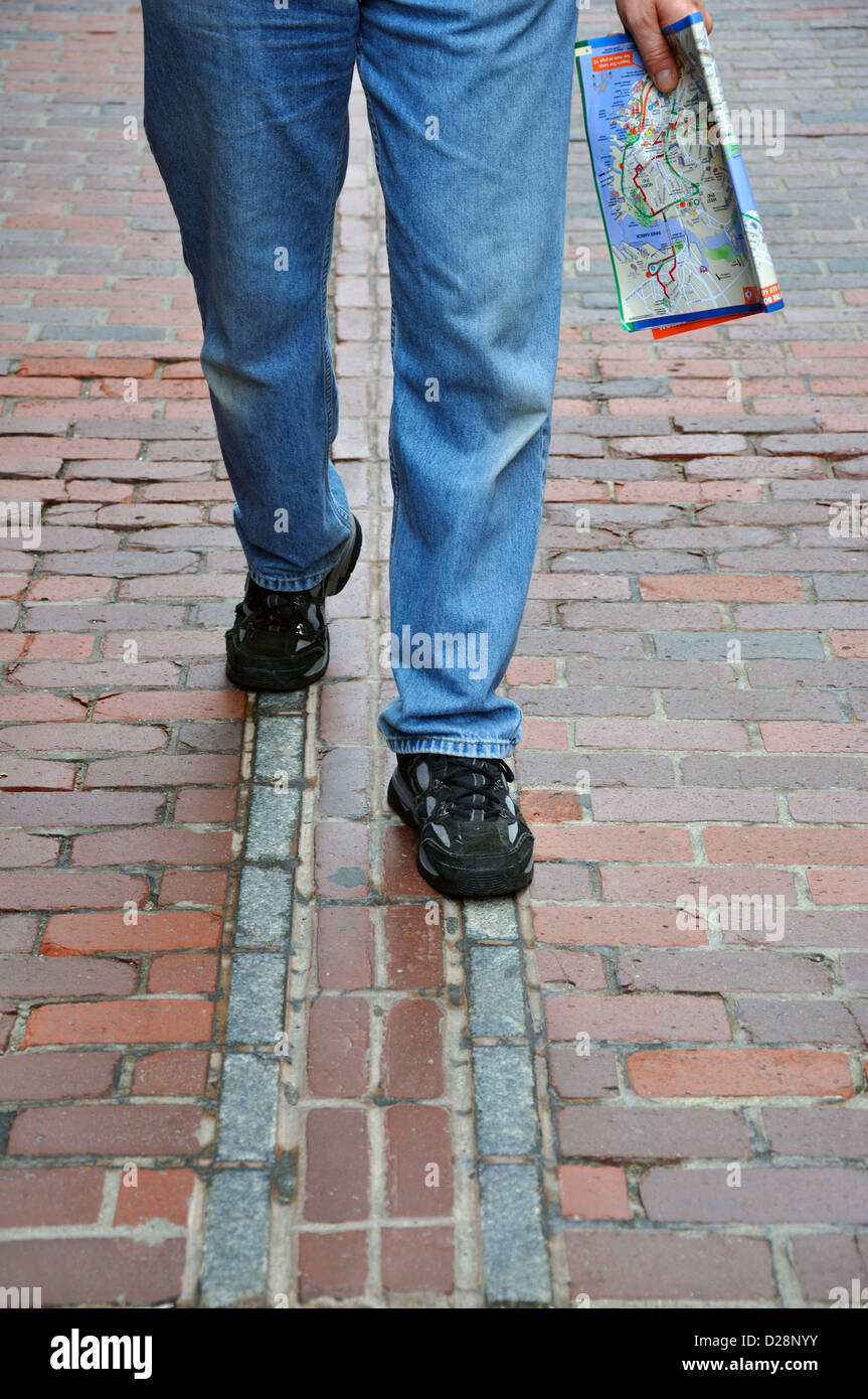 The Freedom Trail walking tour, Boston, Massachusetts, USA Stock Photo ...