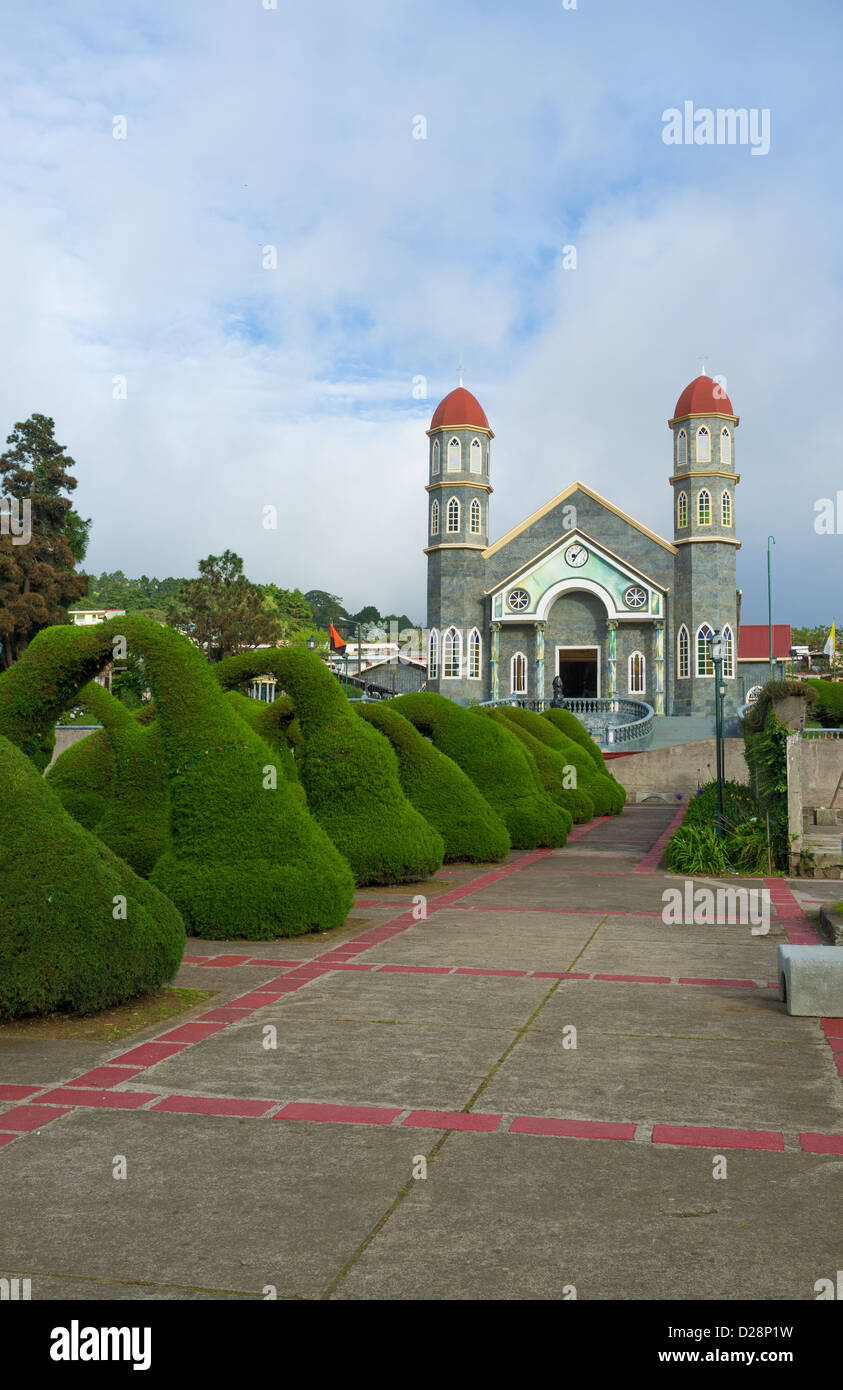 Green costa rica church hi-res stock photography and images - Alamy