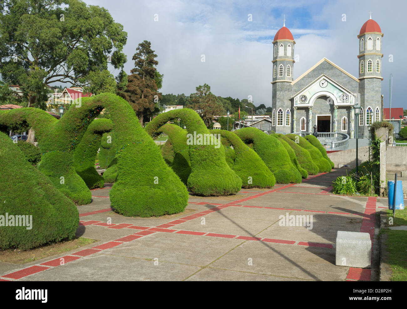 Zarcero park church landmark hi-res stock photography and images - Alamy