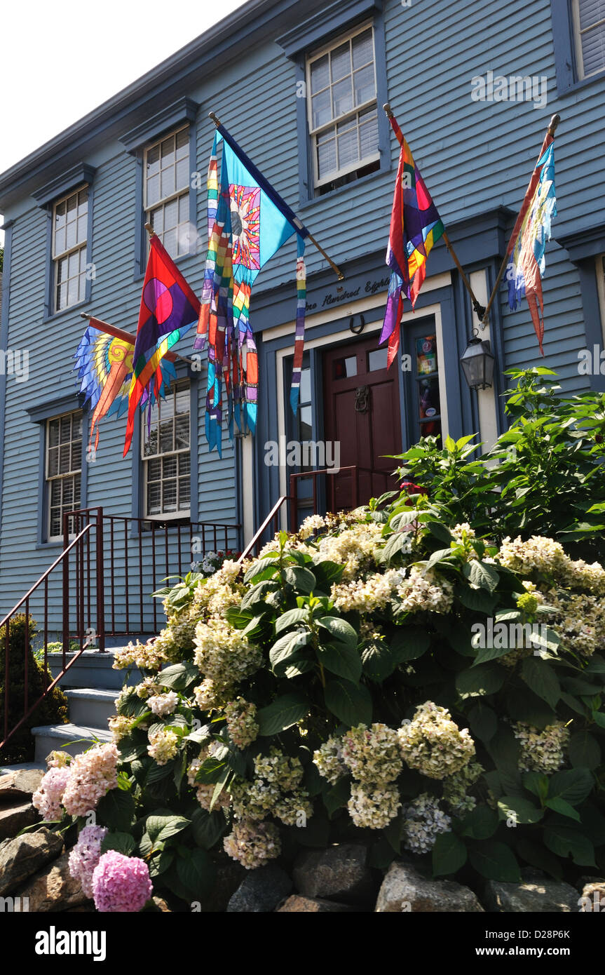 Colonial style house, Provincetown, Cape Cod, Massachusetts, USA Stock ...