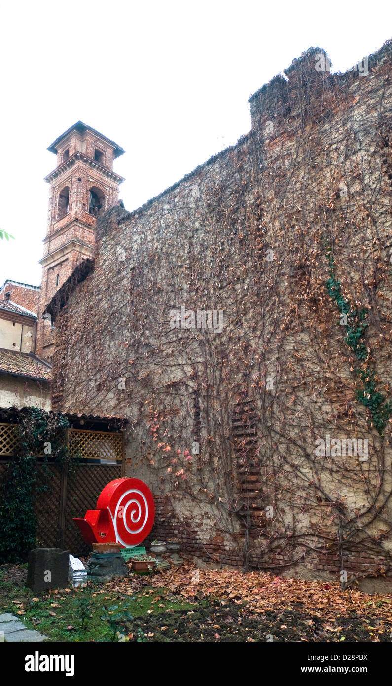 The symbol of the Slow Food movement by the main ' slow food' office in ...