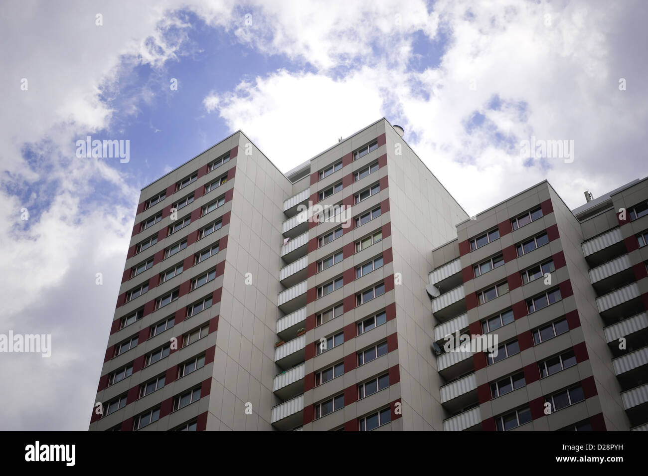 Berlin, Germany, the high-rise tower on the site of the United Nations ...