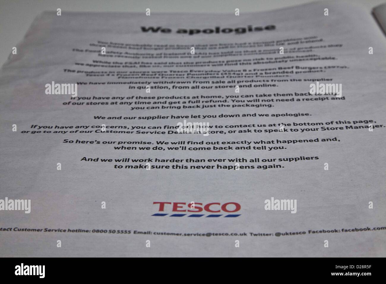 Tesco supermarket everyday value hi-res stock photography and images ...