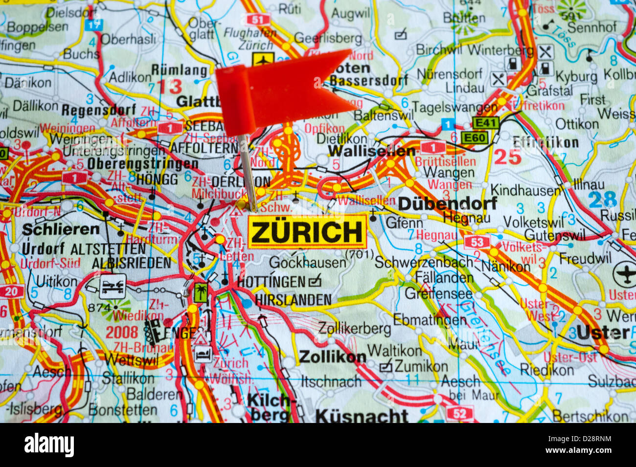 Berlin, Germany, the destination is Zurich Stock Photo - Alamy