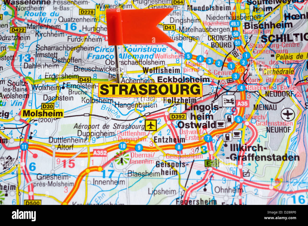 Berlin, Germany, to journeys to Strasbourg Stock Photo - Alamy